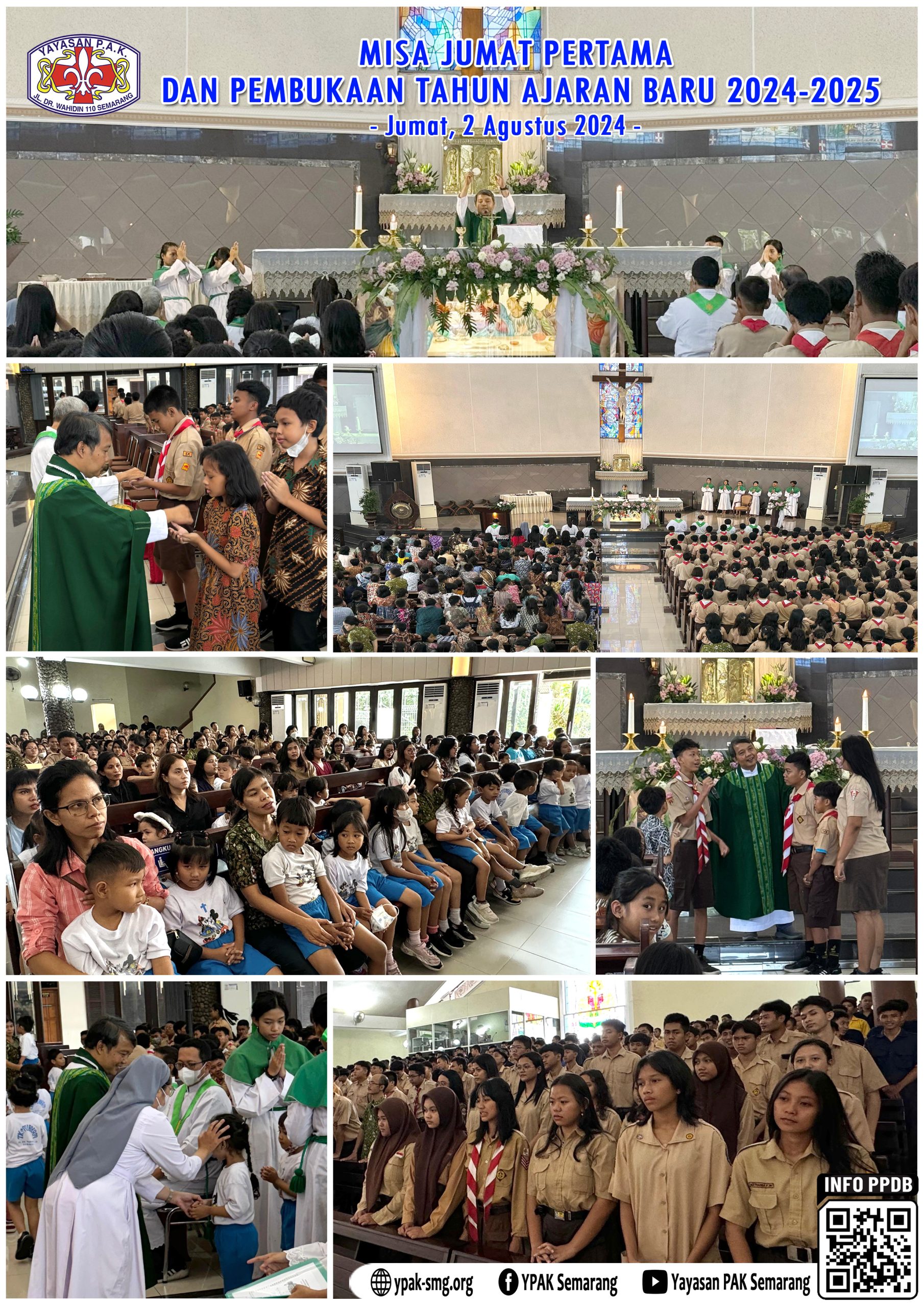 Misa Pembukaan Tahun Ajaran Baru 2024-2025 – Yayasan P.A.K